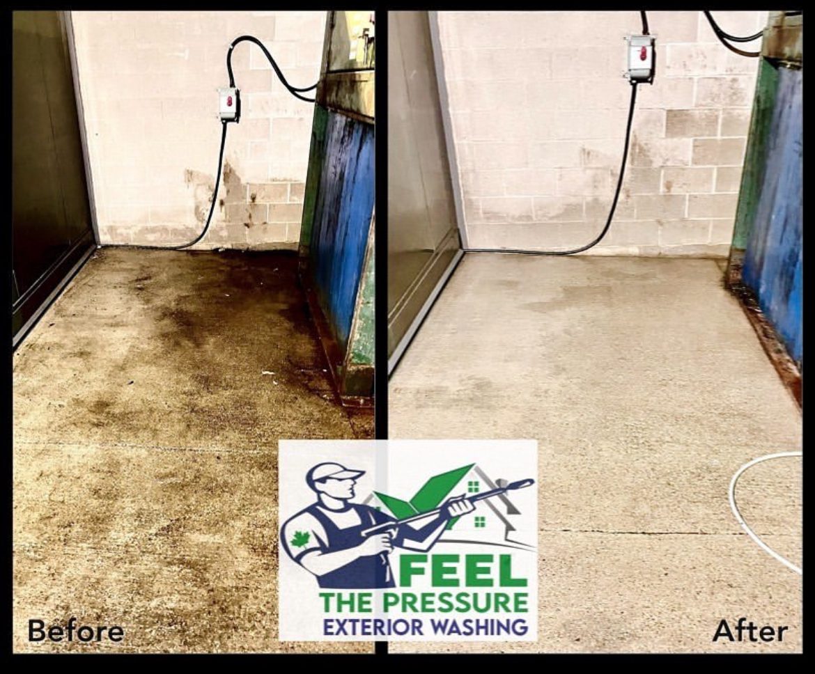 Dumpster Bin Storage Washing in Burlington | Feel The Pressure Exterior ...